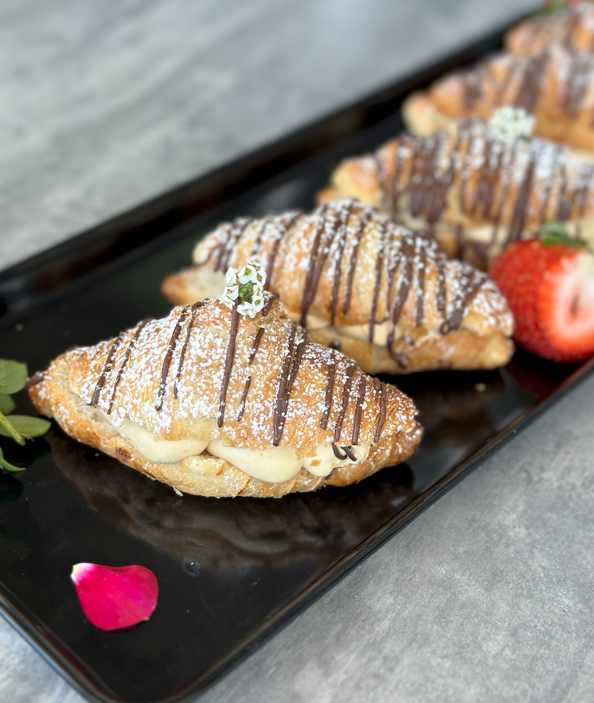 Mocha Cream filled Croissant | Bambino Espresso